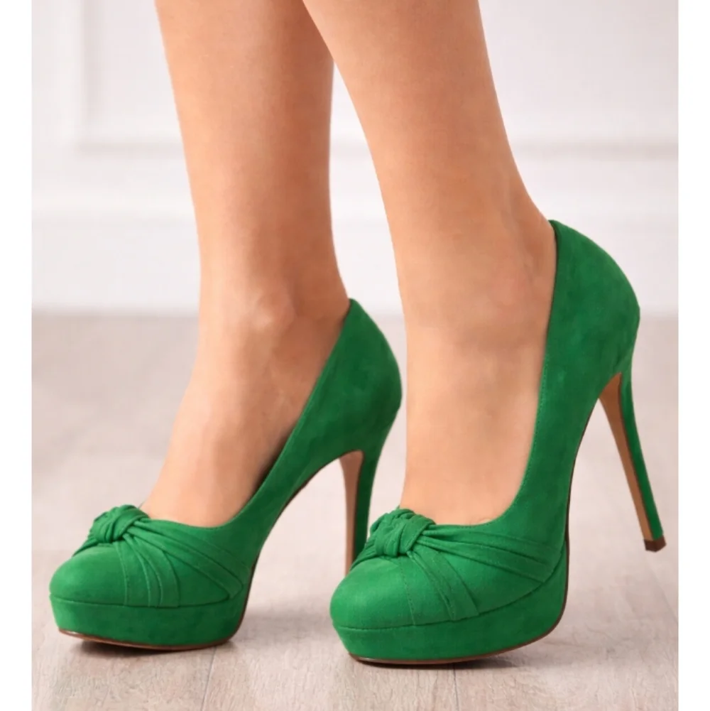 Shoe Dazzle | Shoes | Nib Shoedazzle Delanna Green Platform Pumps 95 ...